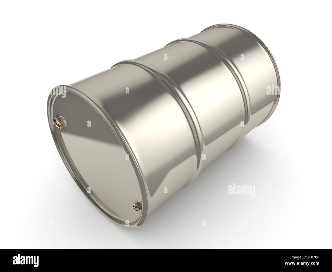 Shiny chrome barrel Stock Photo - Alamy