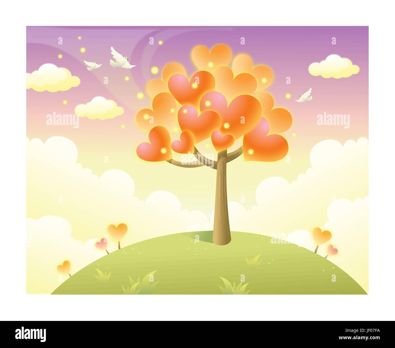 Liberty tree Stock Vector Images - Alamy