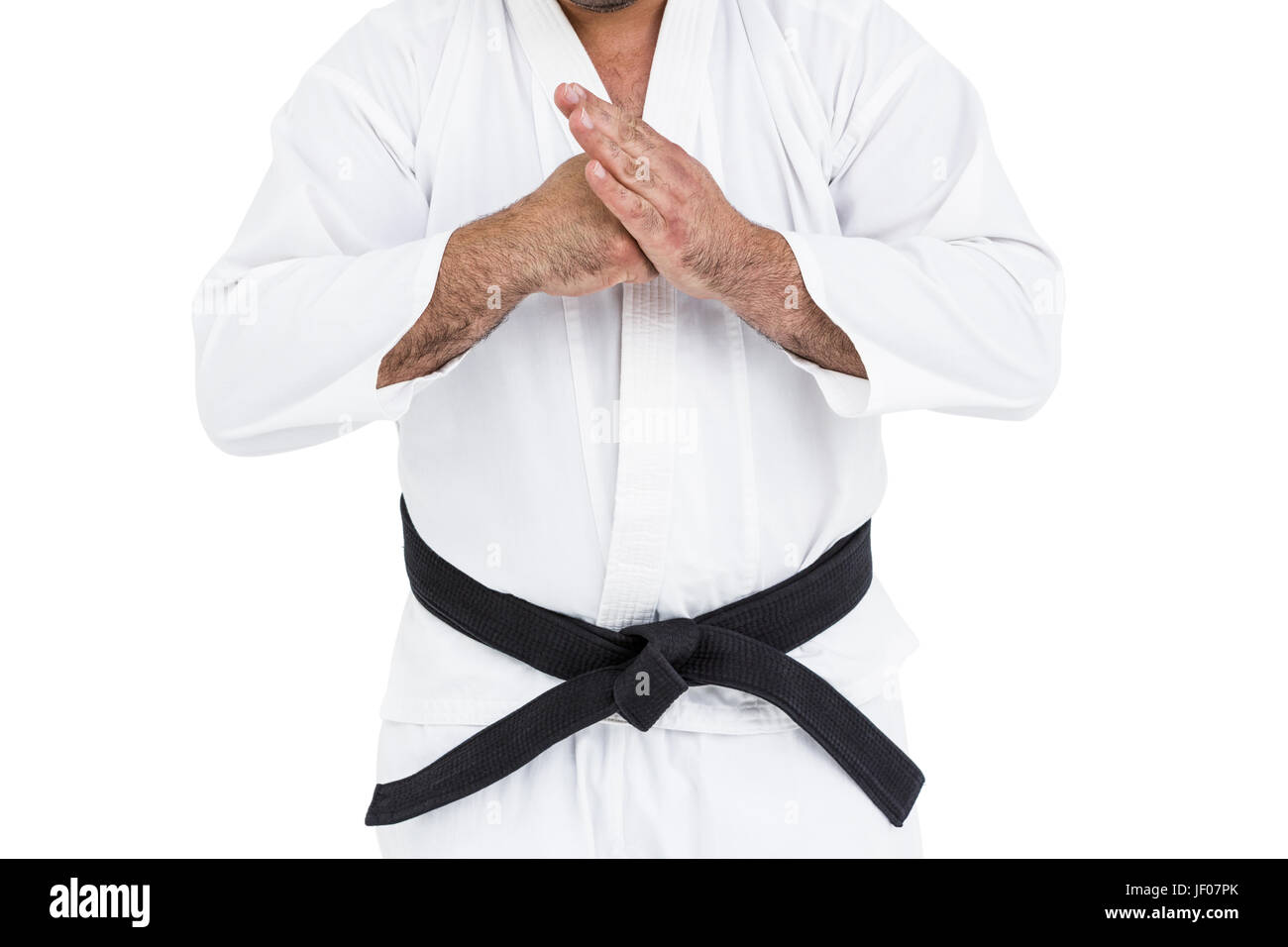 Fighter performing hand salute Stock Photo - Alamy