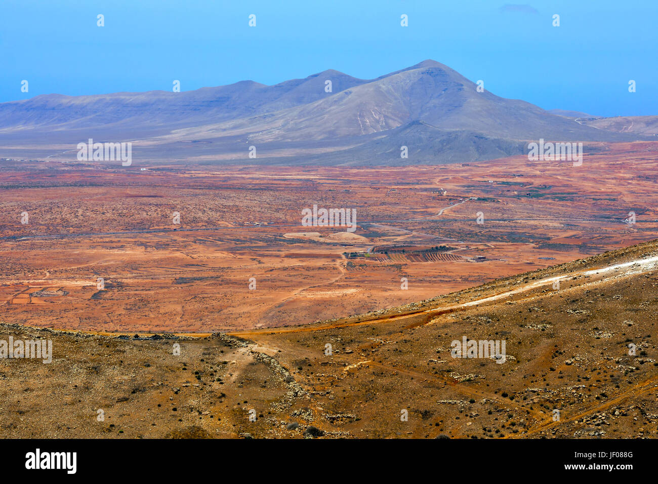 Dry Desert Landscape Stock Photo - Alamy