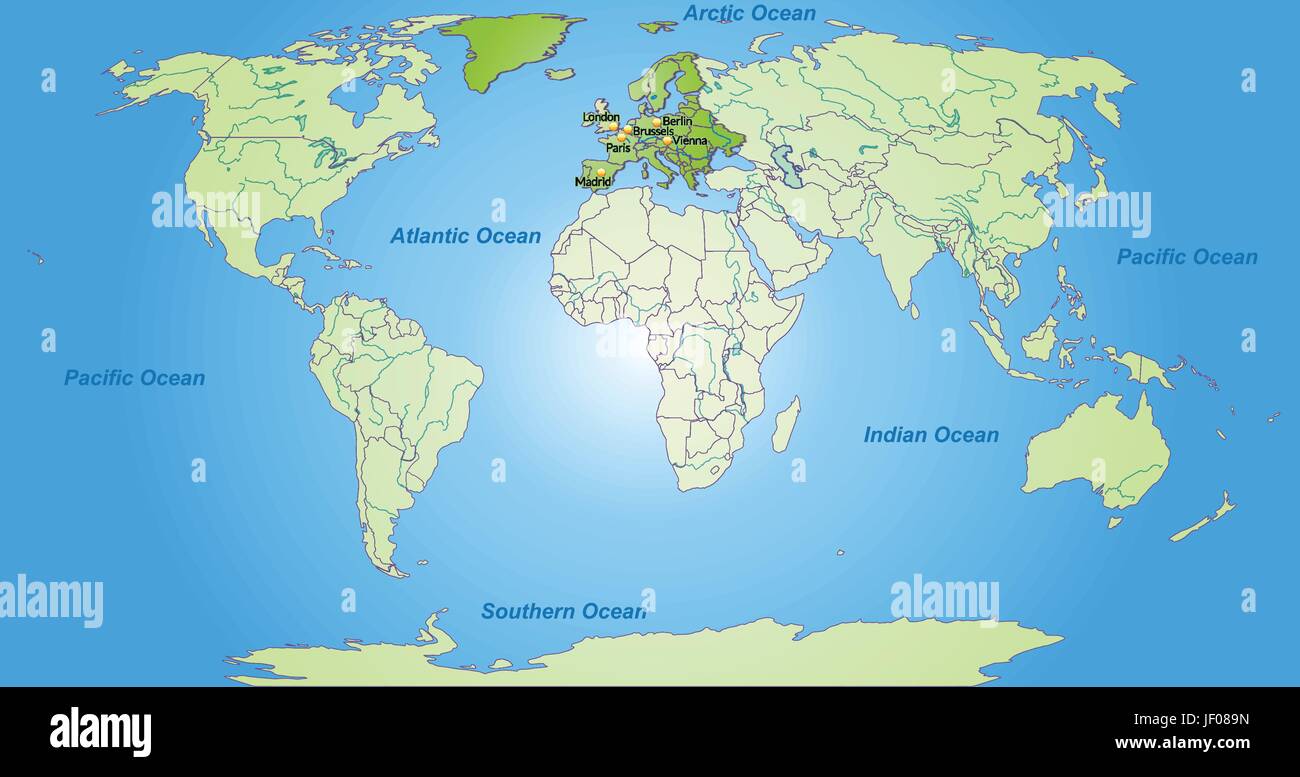 europe, card, outline, globe, planet, earth, world, borders, euroboard ...