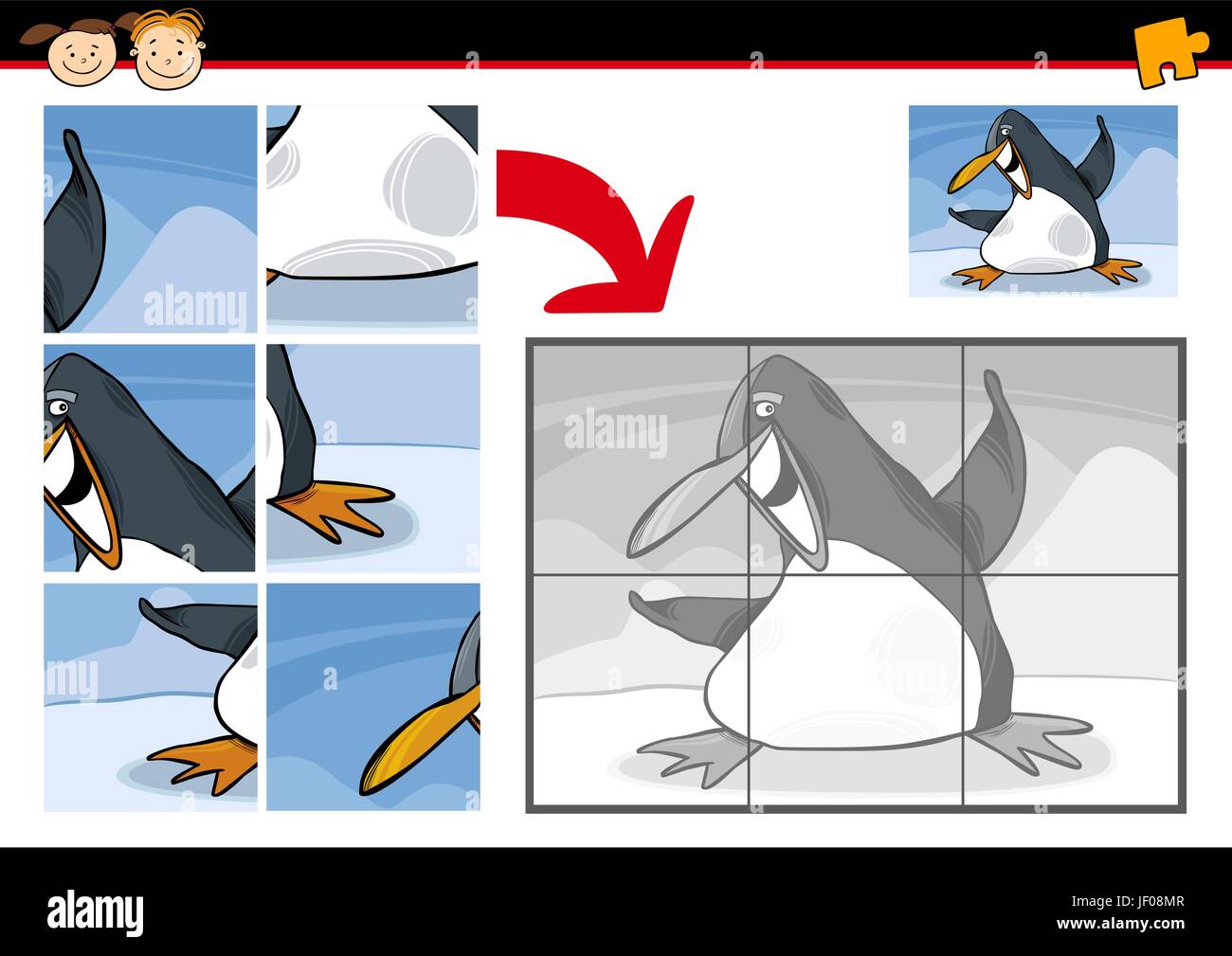 Penguin diagram hi-res stock photography and images - Alamy