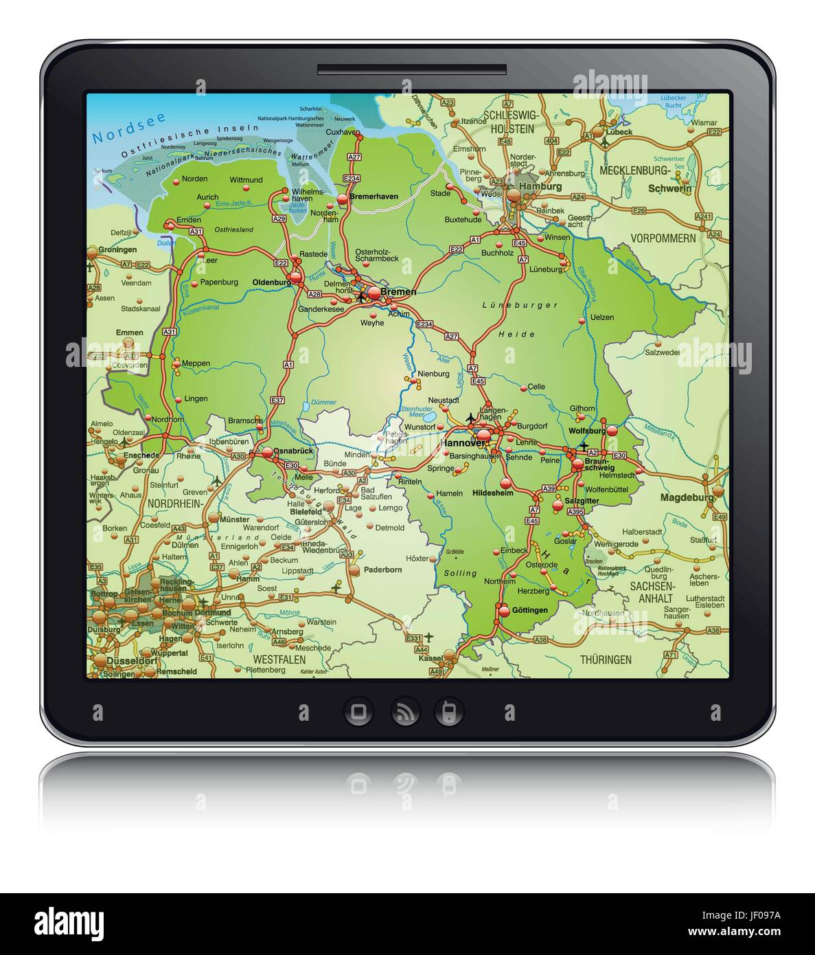 PC, computers, computer, navigation, illustration, saxony, tablet ...