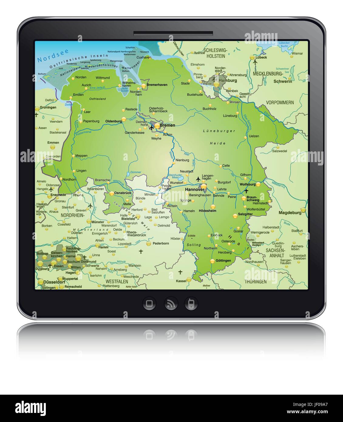 PC, computers, computer, navigation, illustration, saxony, tablet ...