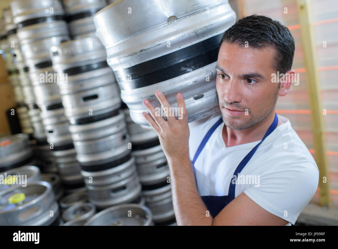 Man carrying beer keg on hi-res stock photography and images - Alamy