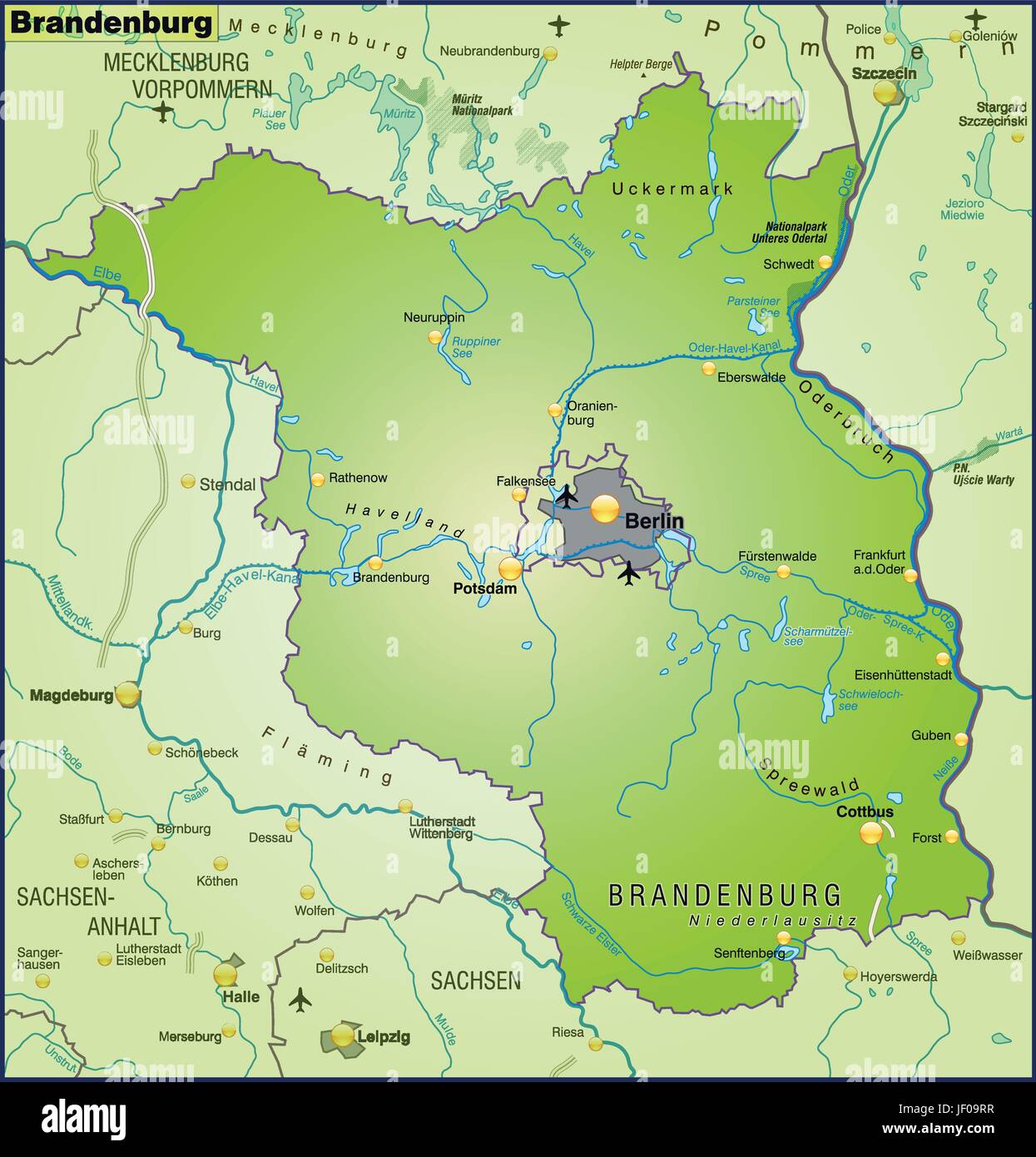 Brandenburg World Map