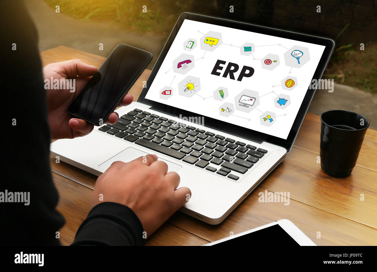 Erp navigation business technology hi-res stock photography and images ...