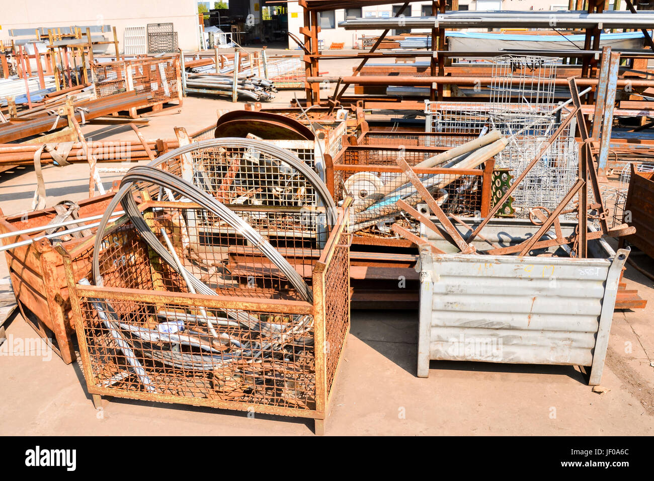 Metal Ready for Recycling Stock Photo - Alamy