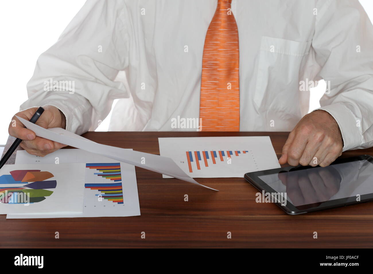 working man in office Stock Photo - Alamy