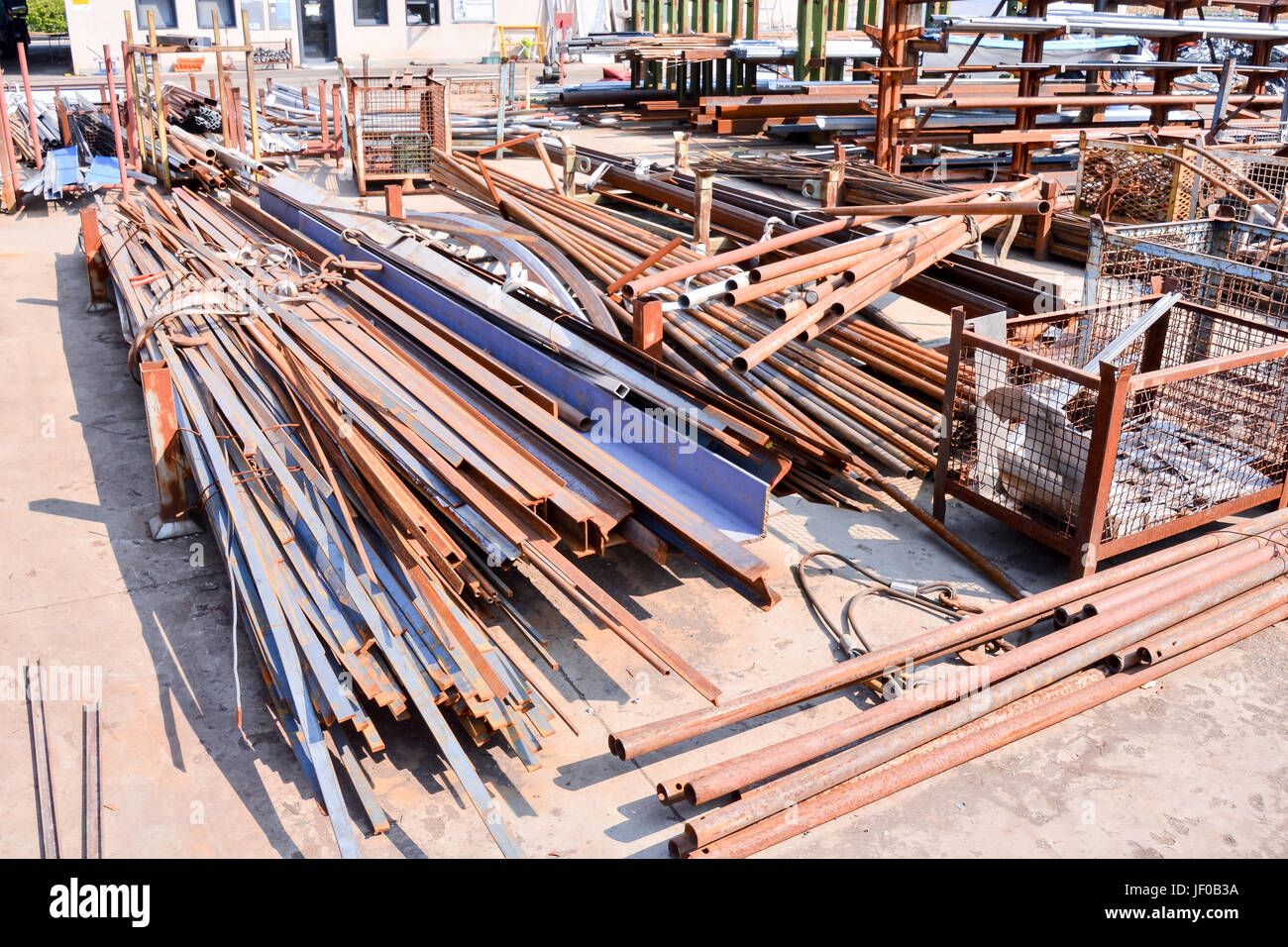 Metal Ready for Recycling Stock Photo - Alamy