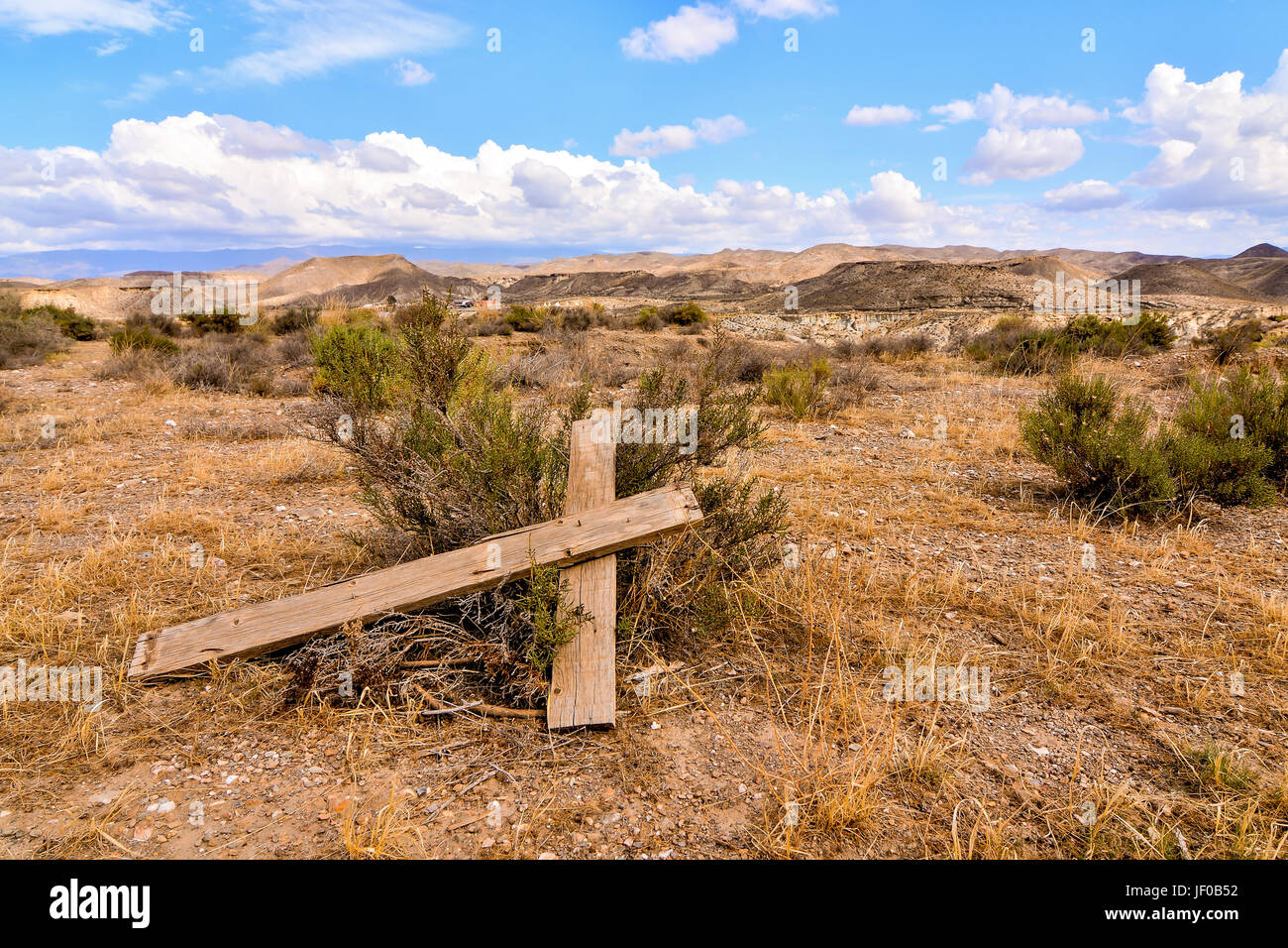 Dry Desert Landscape Stock Photo - Alamy