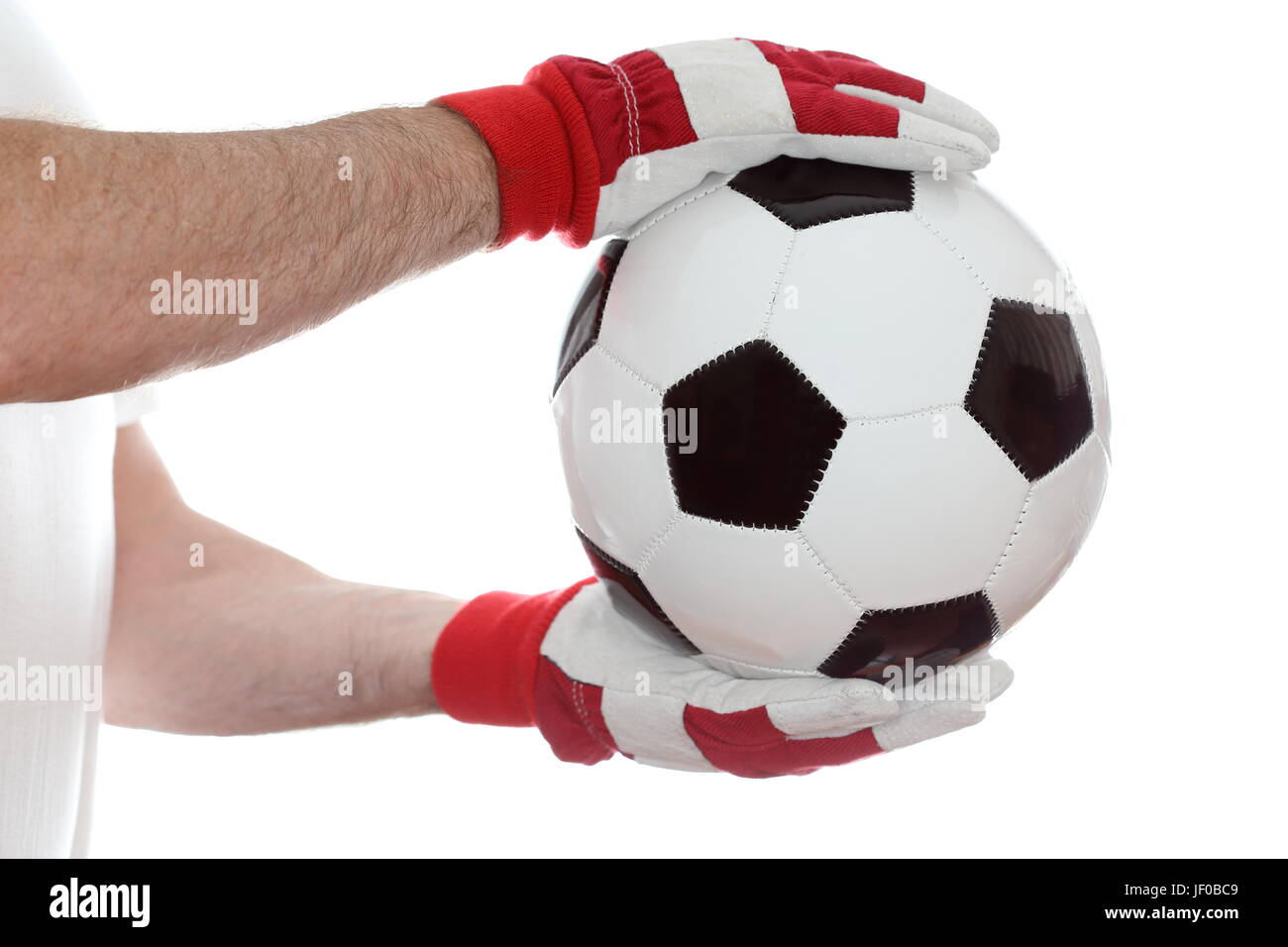 big ball in hands Stock Photo - Alamy