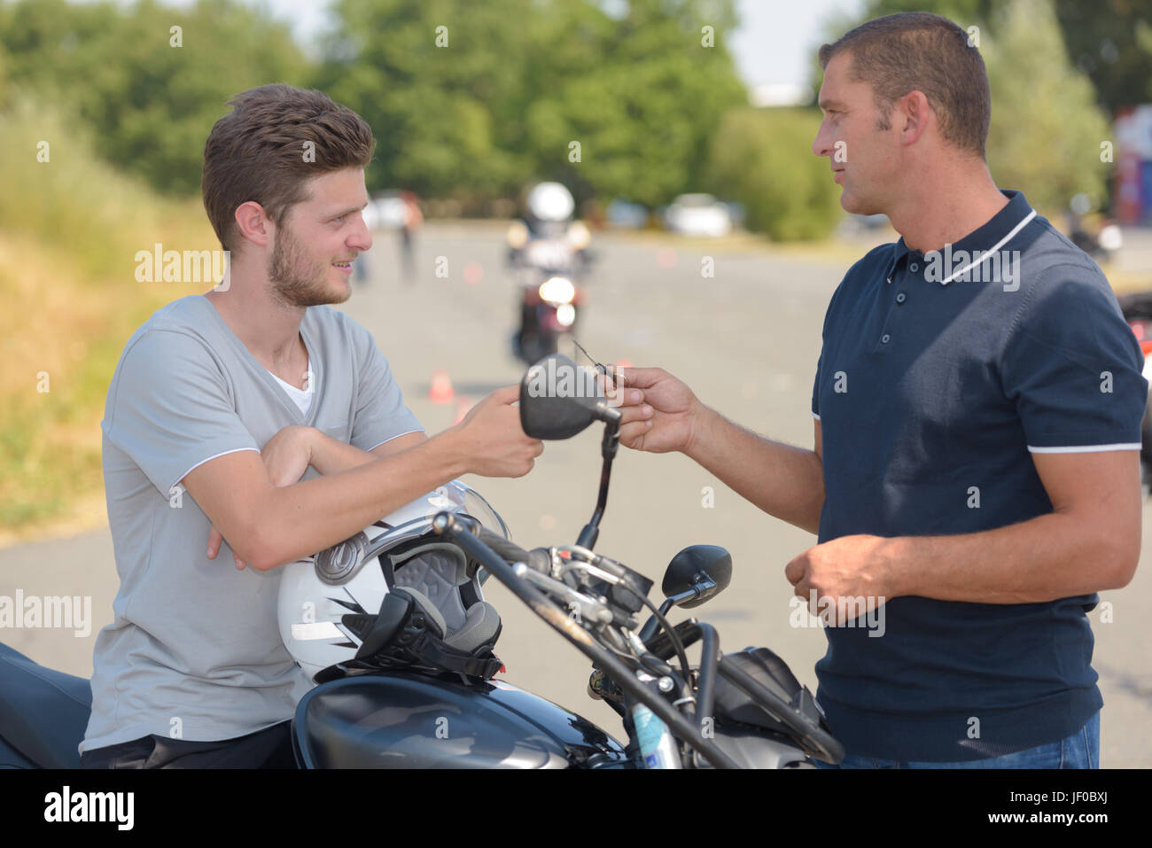 Training moto track hi-res stock photography and images - Alamy