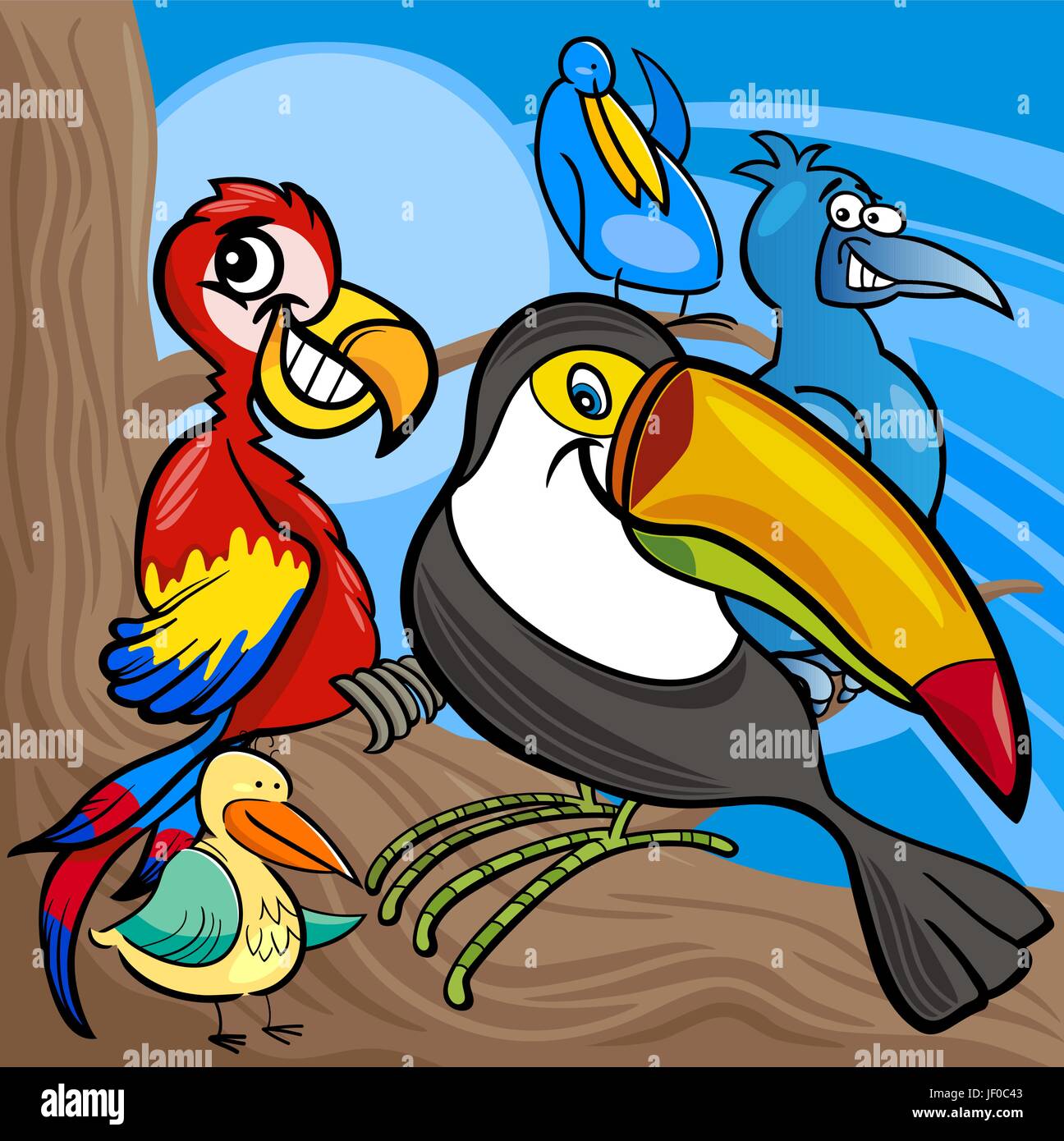 Parrot laugh Stock Vector Images - Alamy