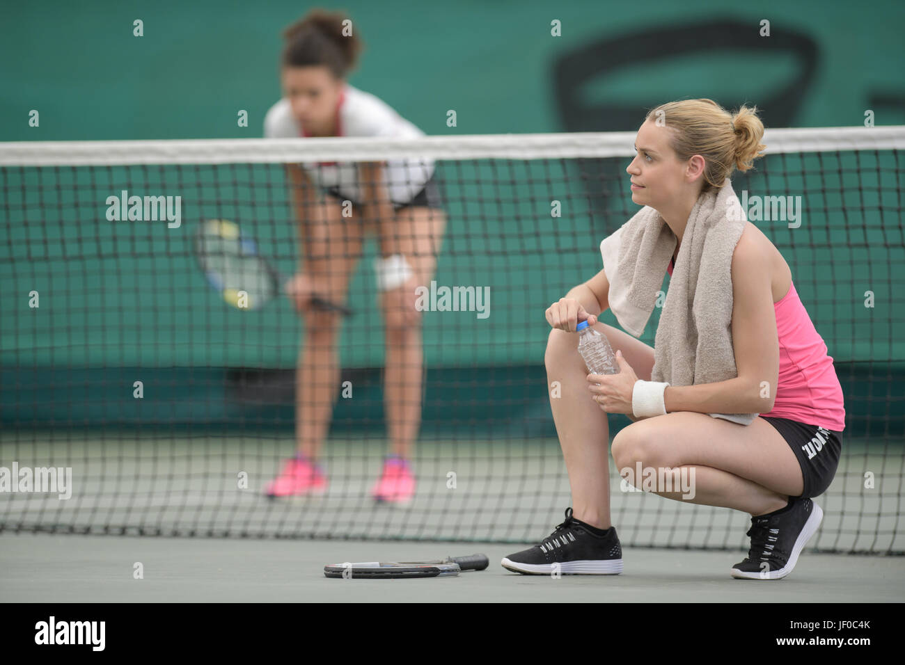 Tennis towel drink hi-res stock photography and images - Alamy