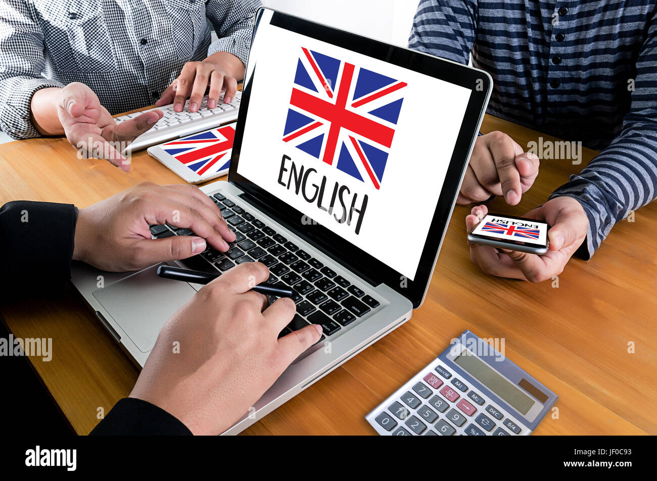 ENGLISH ( British England Language Education Stock Photo - Alamy