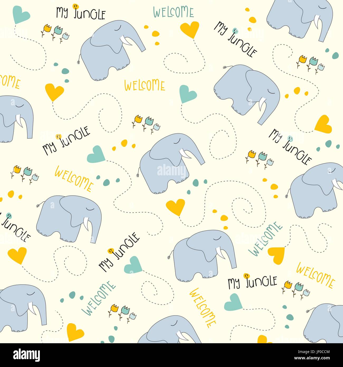 Modern Elephant Graphic