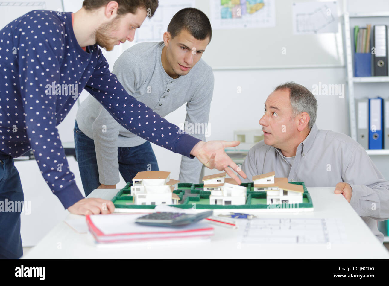 Three architects hi-res stock photography and images - Alamy