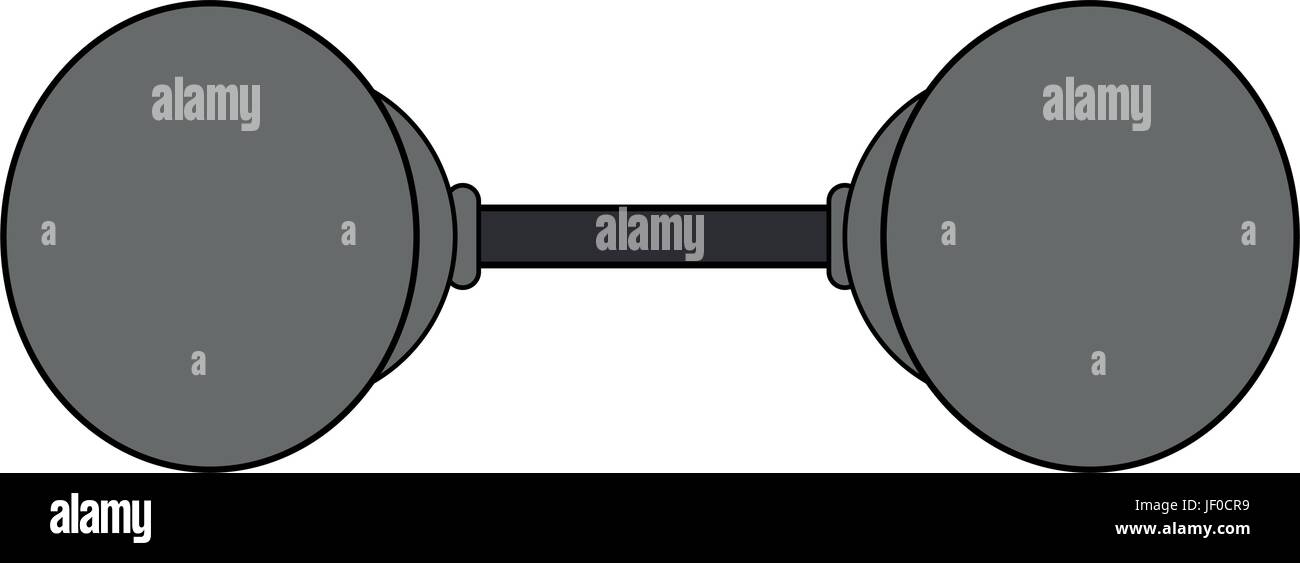 Barbell vector illustration Stock Vector Image & Art - Alamy