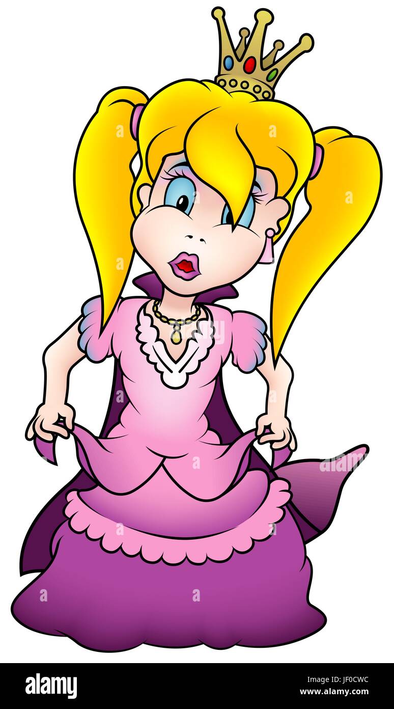 illustration, character, princess, cartoon, vector, skirt, humans ...