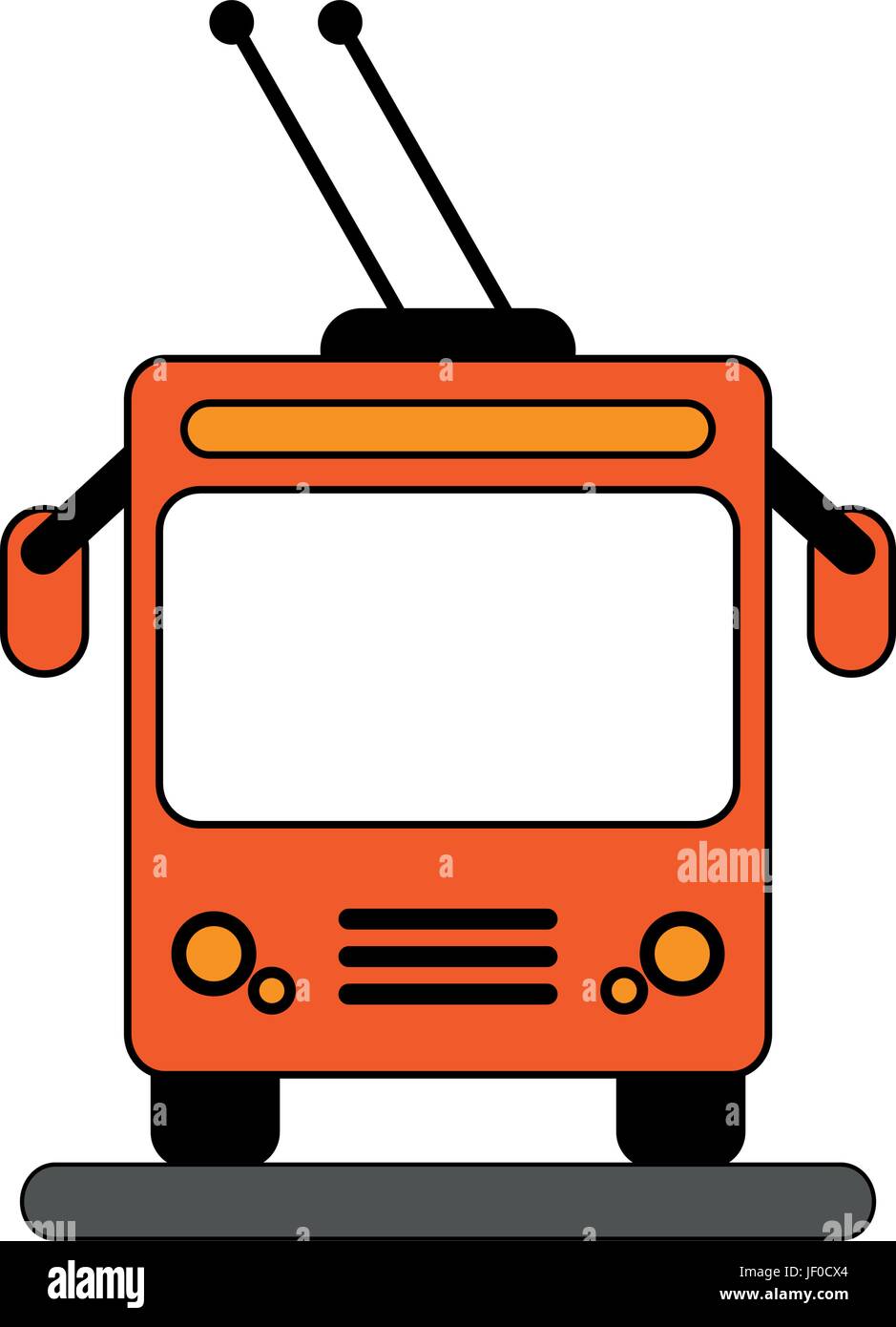 Bus orange Stock Vector Images - Alamy