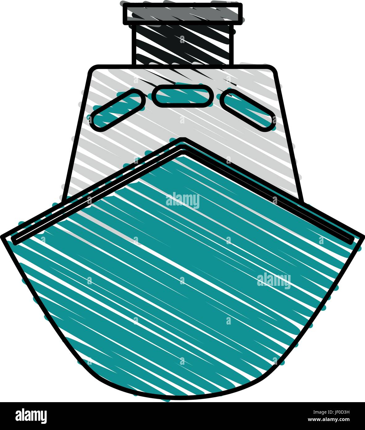 Ship front view Stock Vector Images - Alamy