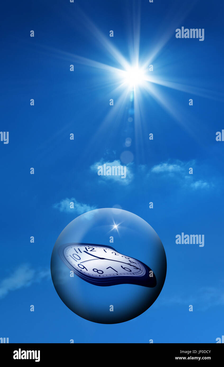 Floating clock hi-res stock photography and images - Alamy