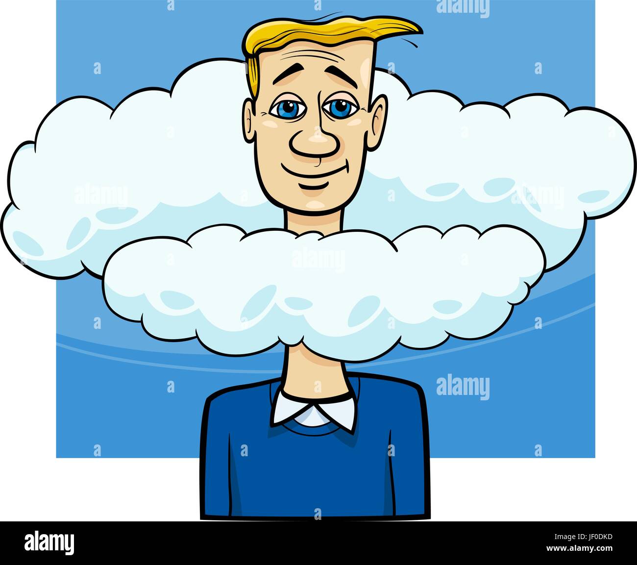 Unrealistic cartoon character Stock Vector Images - Alamy