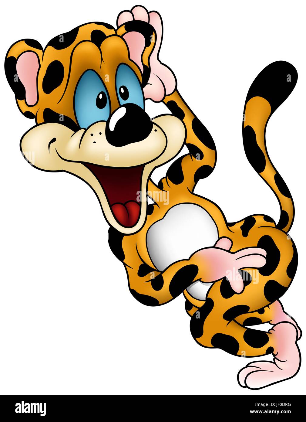 animal, cat, big cat, feline predator, leopard, cartoon, laugh, laughs ...