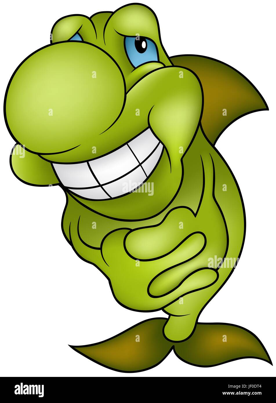 fish, cartoon, green, laugh, laughs, laughing, twit, giggle, smile ...