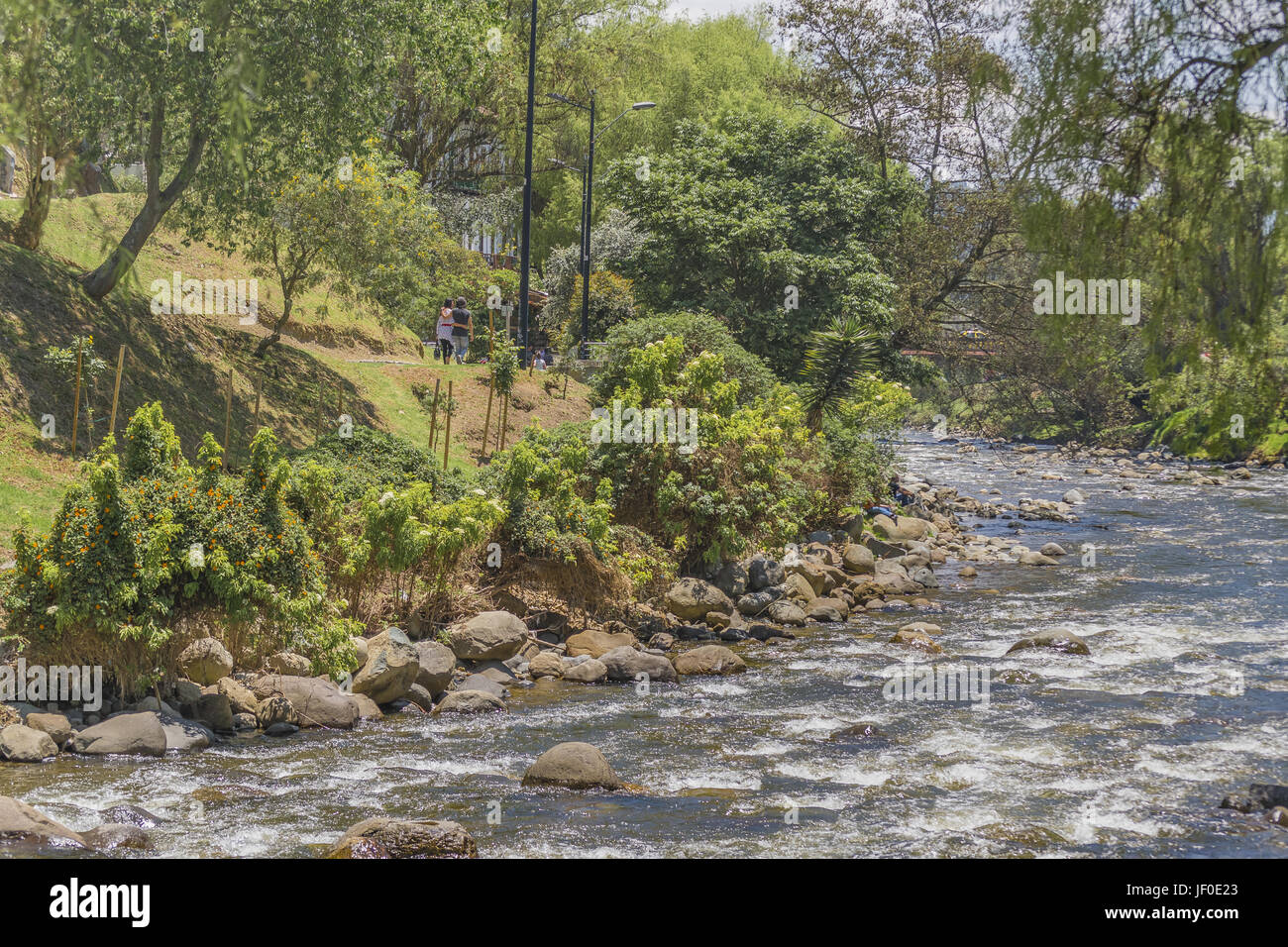 Tomebamba River Cuenca Ecuador Stock Photo - Alamy