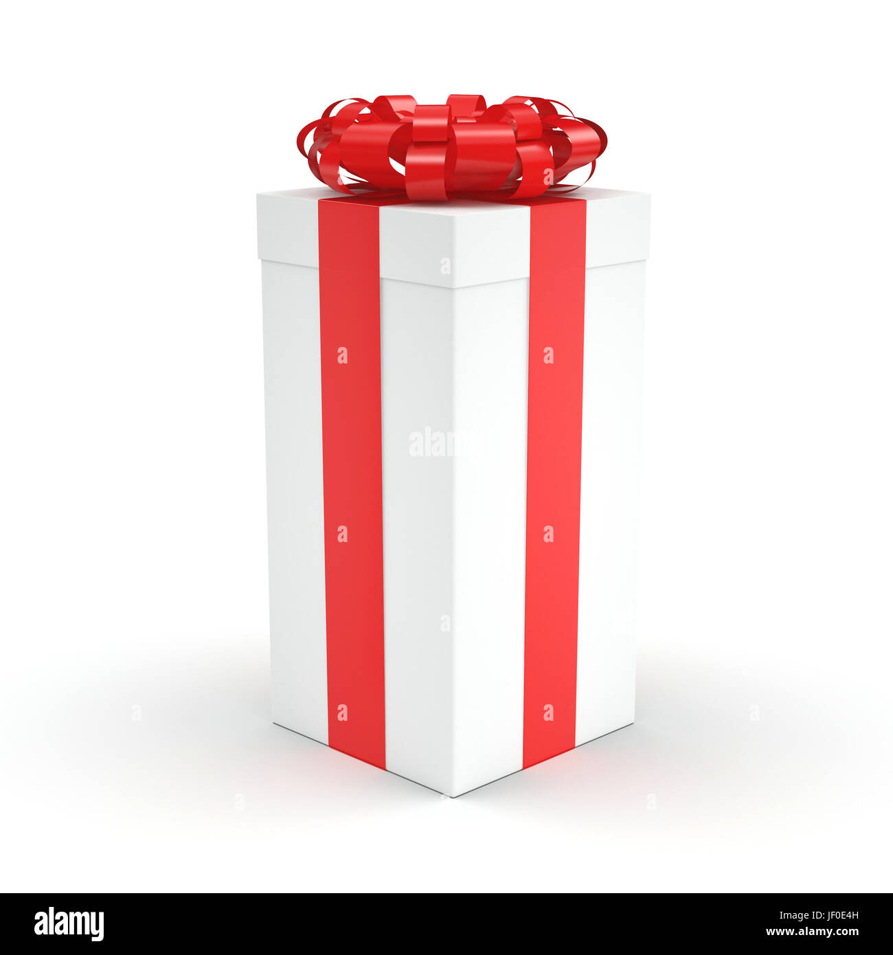 White gift box Stock Photo - Alamy
