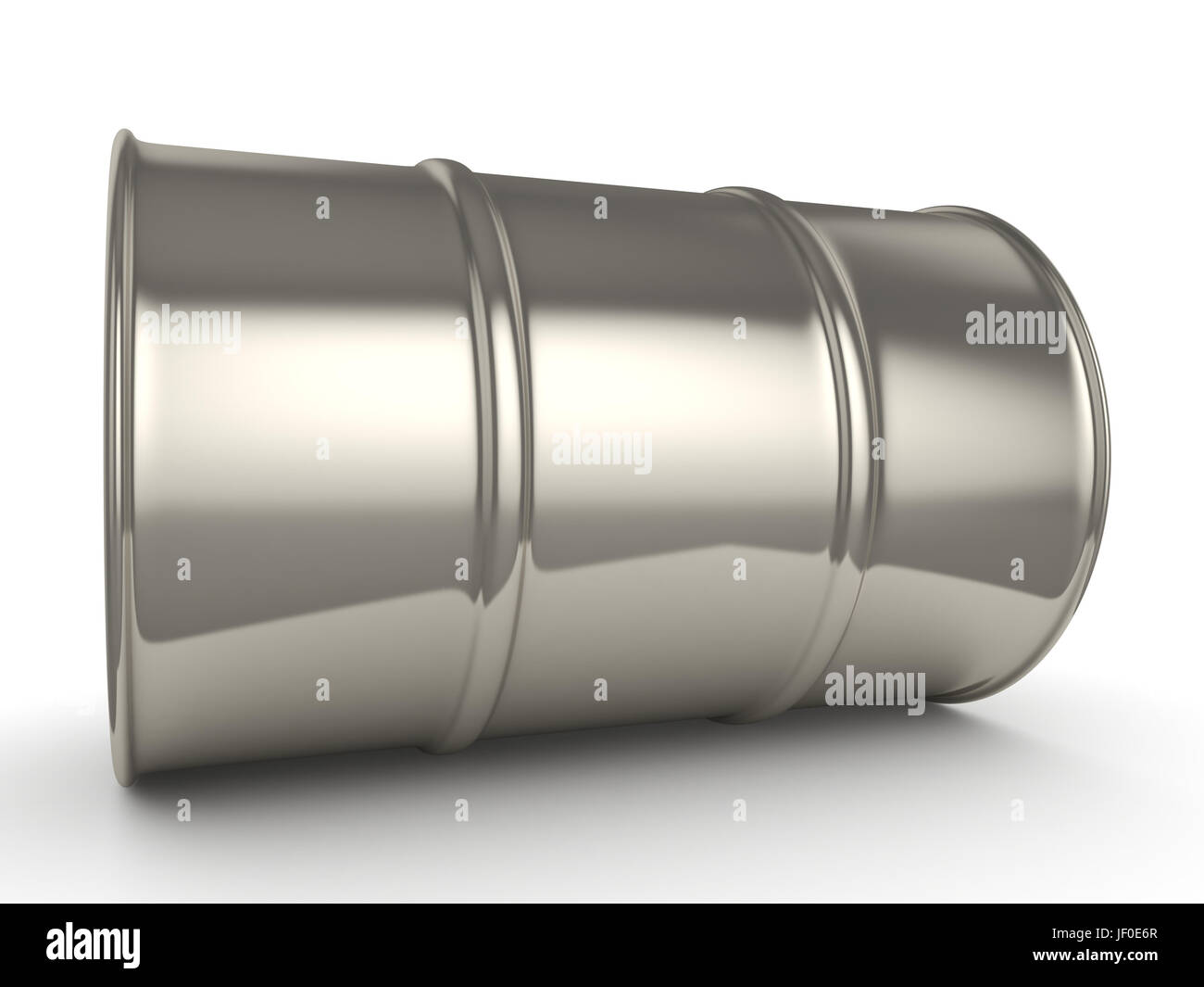 Shiny chrome barrel Stock Photo - Alamy