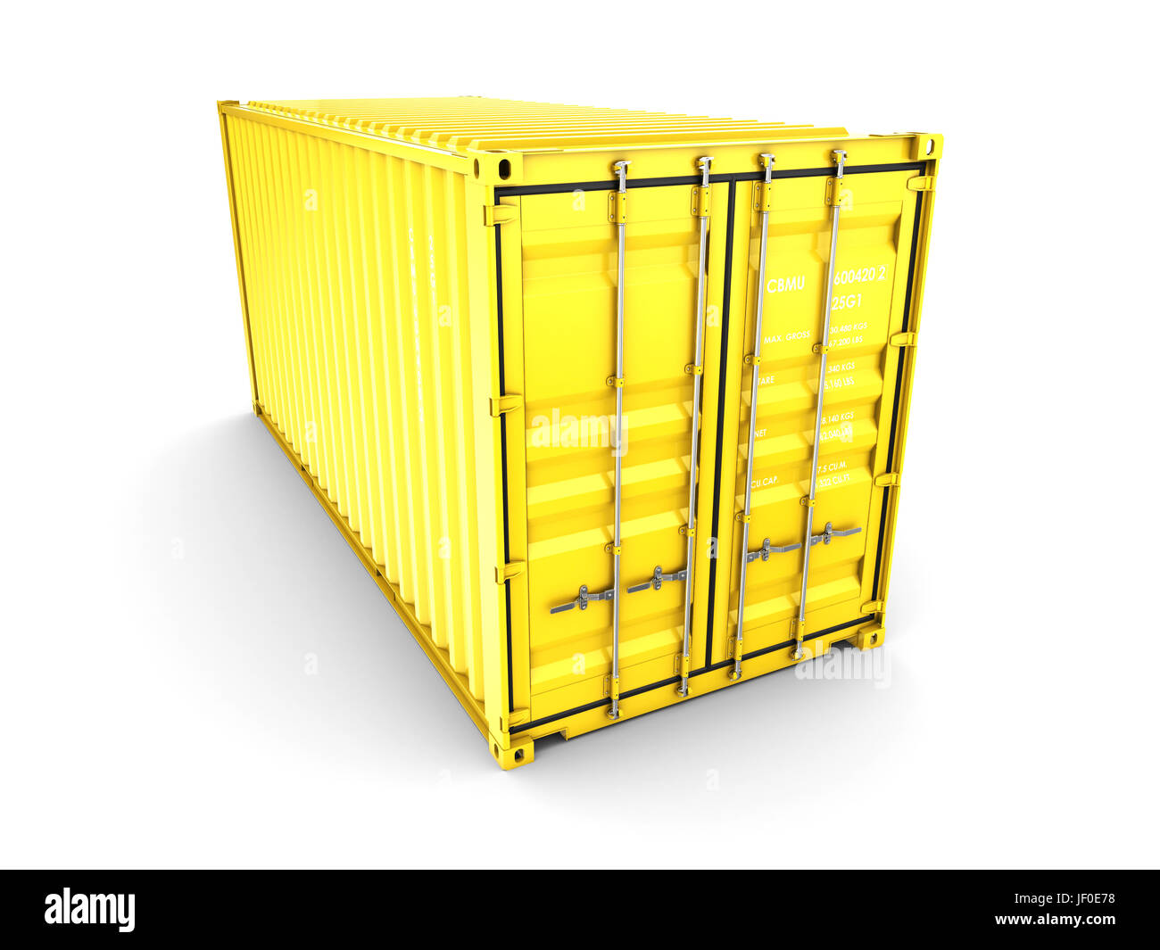 Isolated cargo container Stock Photo - Alamy