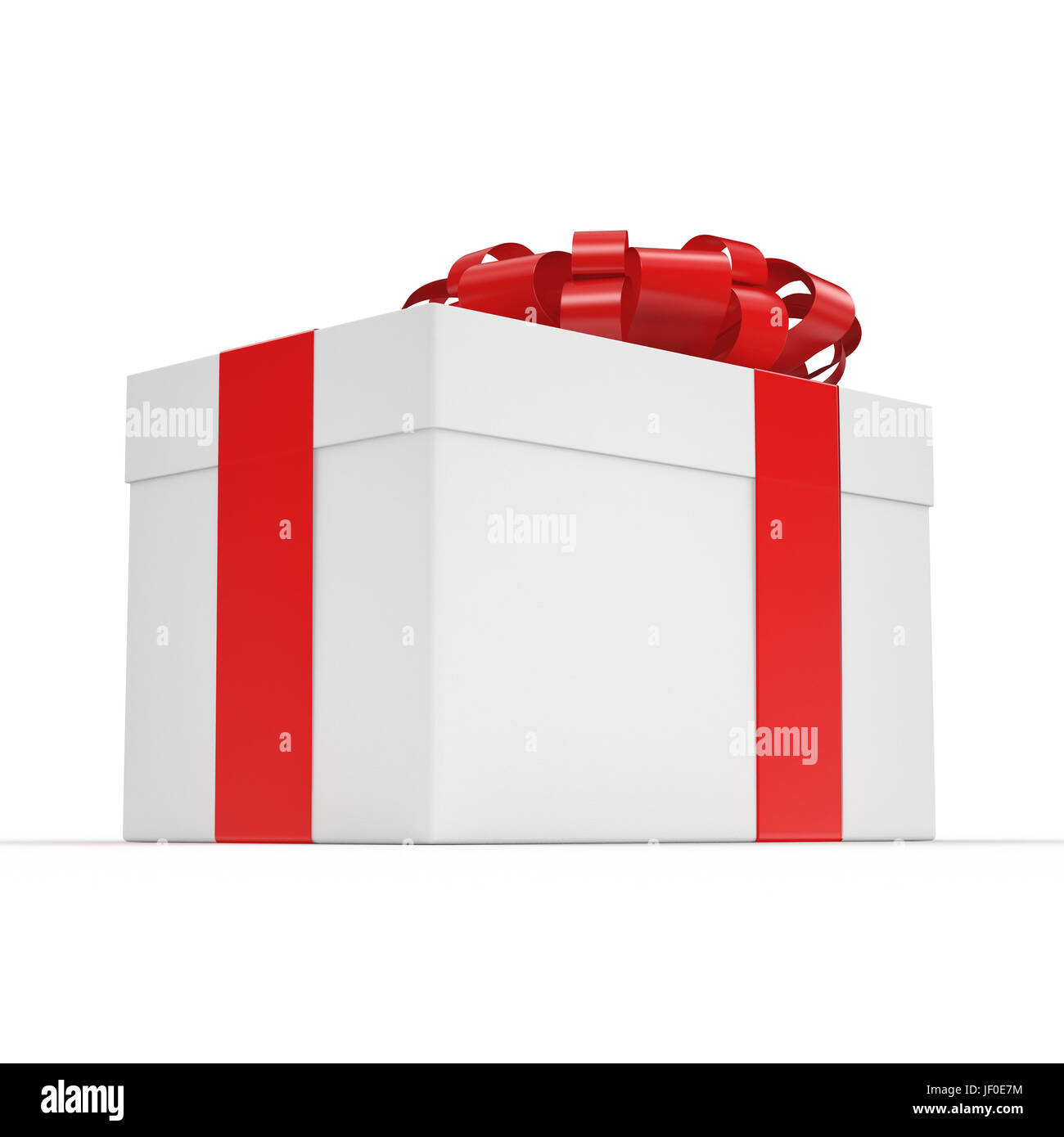 White gift box Stock Photo - Alamy