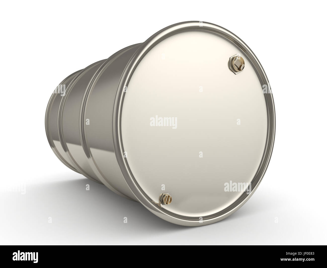 Shiny chrome barrel Stock Photo - Alamy