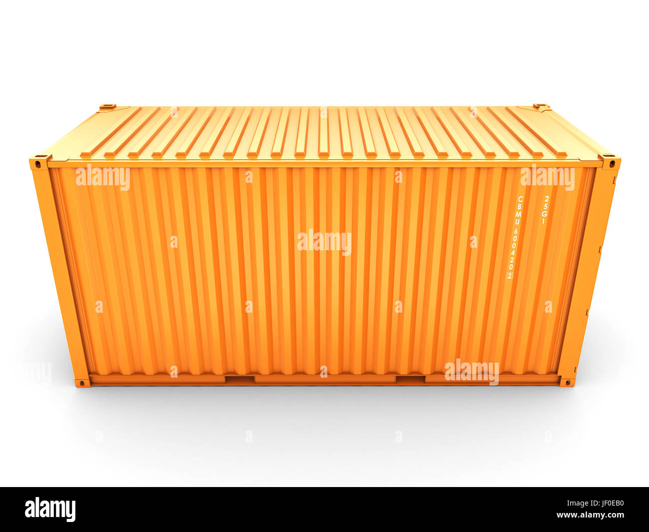 Isolated cargo container Stock Photo - Alamy