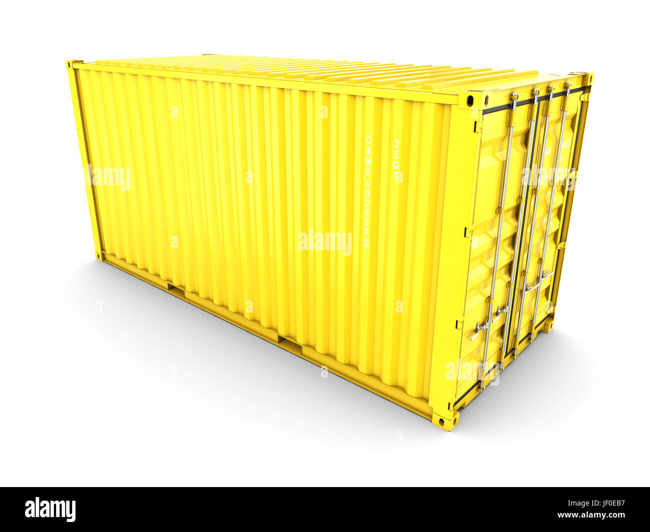 Isolated cargo container Stock Photo - Alamy