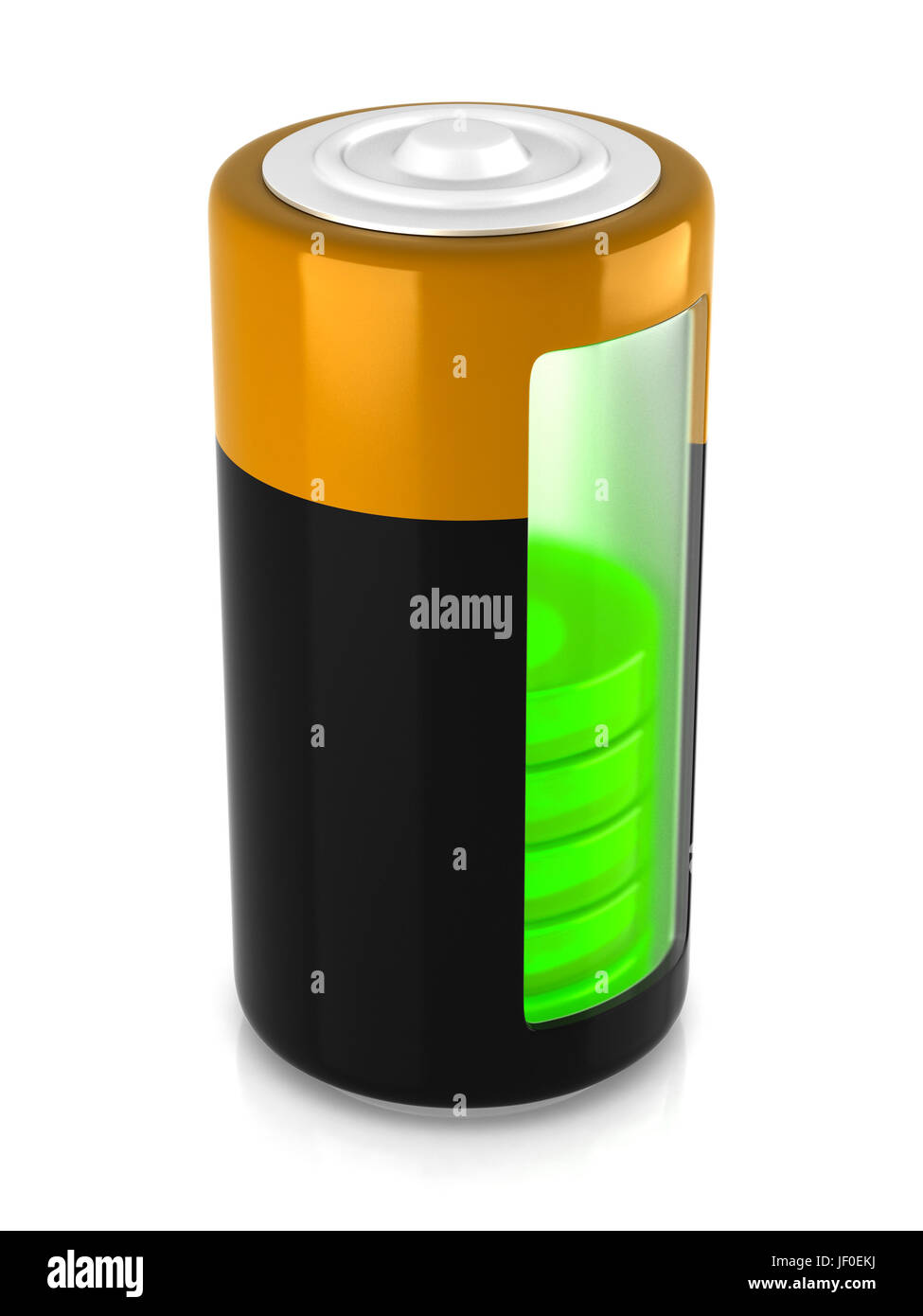 A battery model Stock Photo - Alamy
