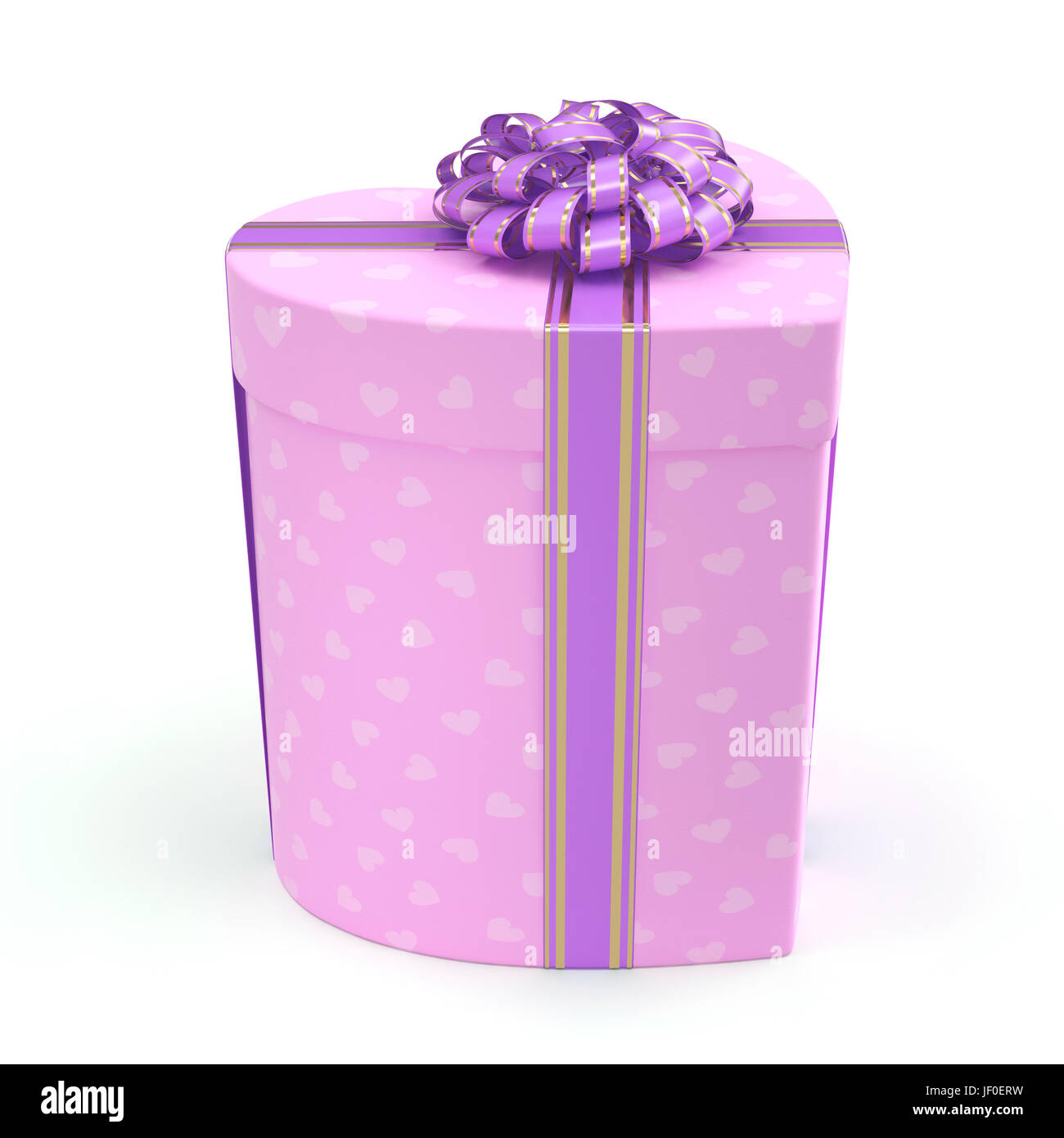 Pink box heart Stock Photo - Alamy