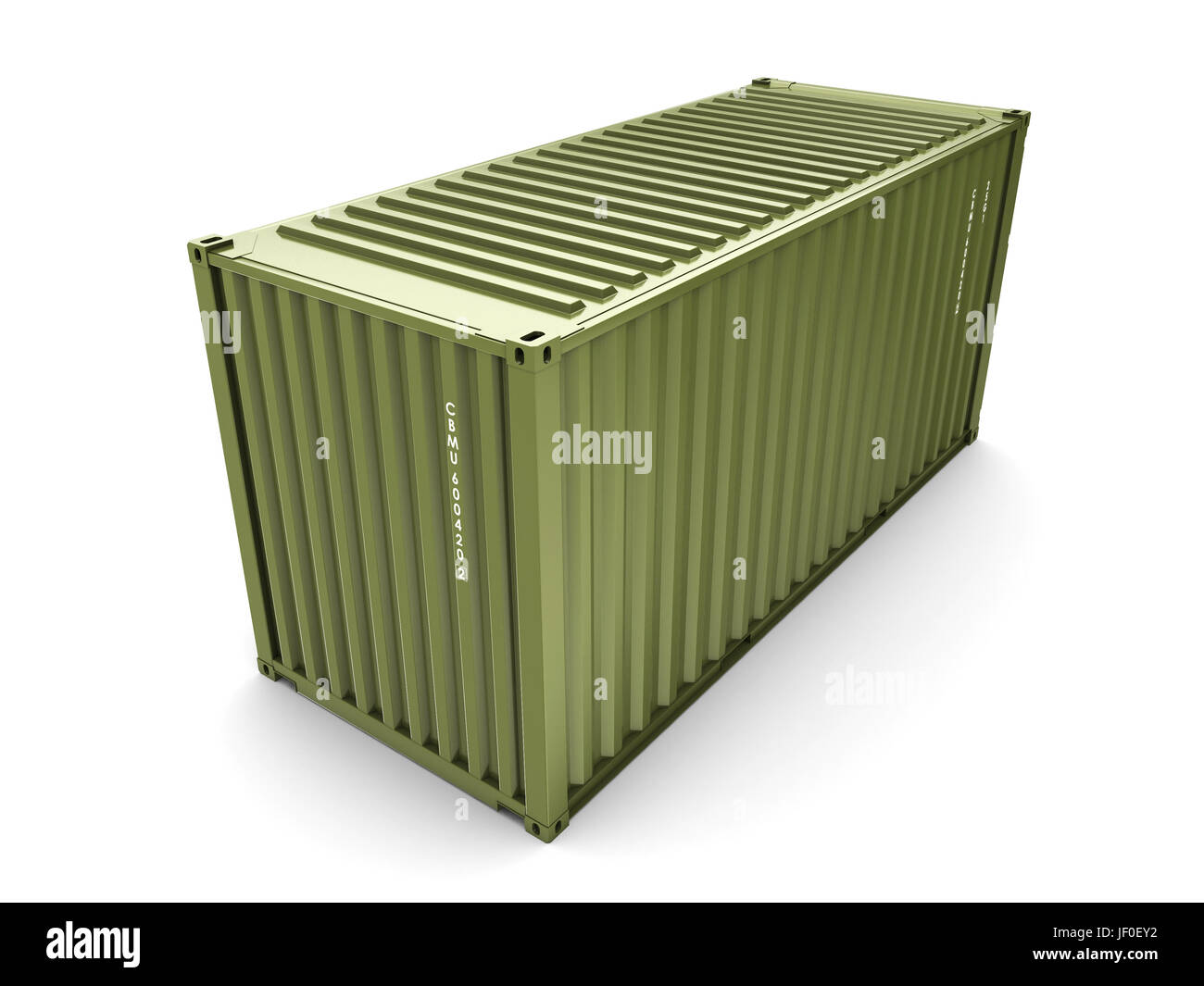 Isolated cargo container Stock Photo - Alamy
