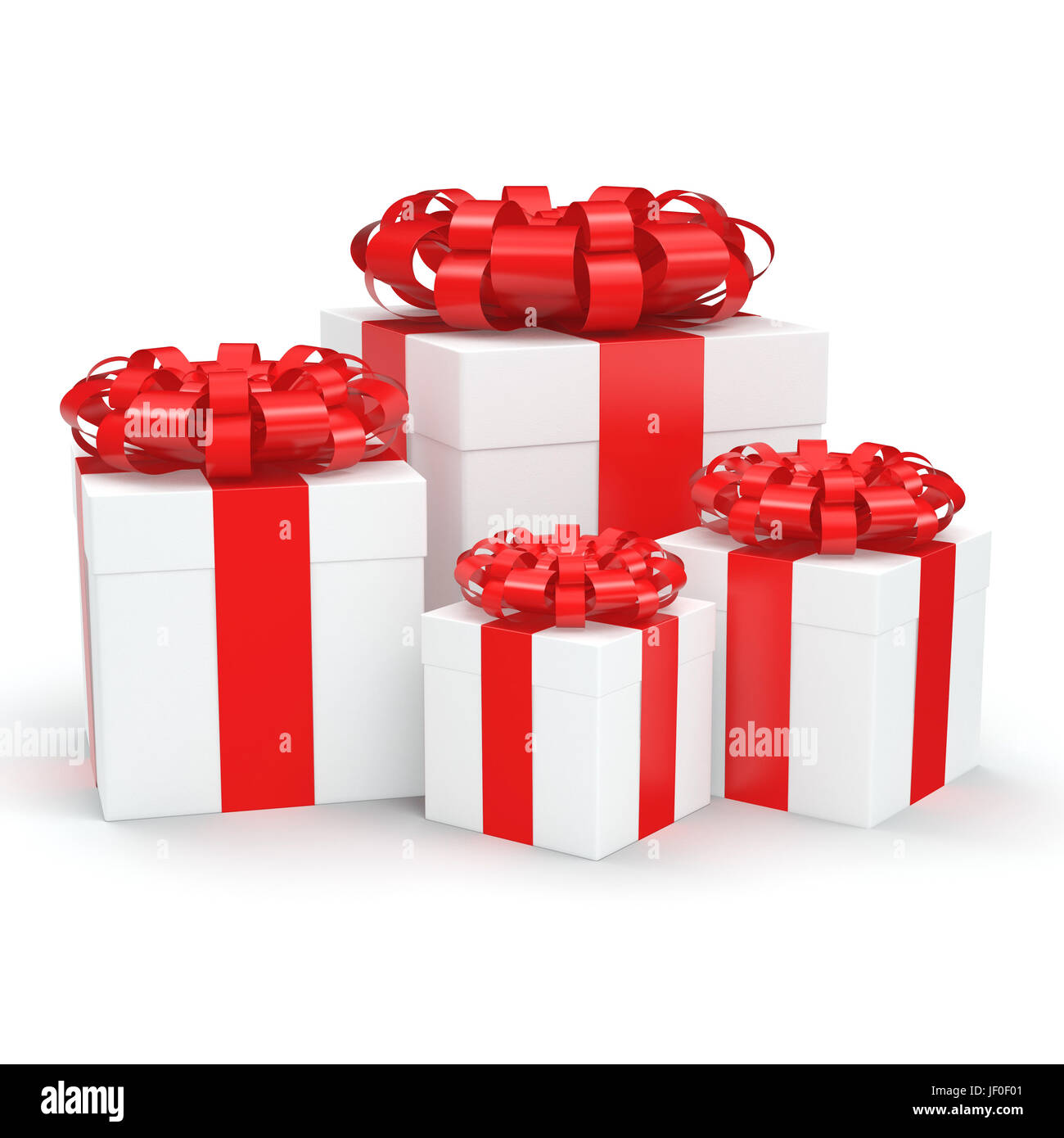 White gift box Stock Photo - Alamy
