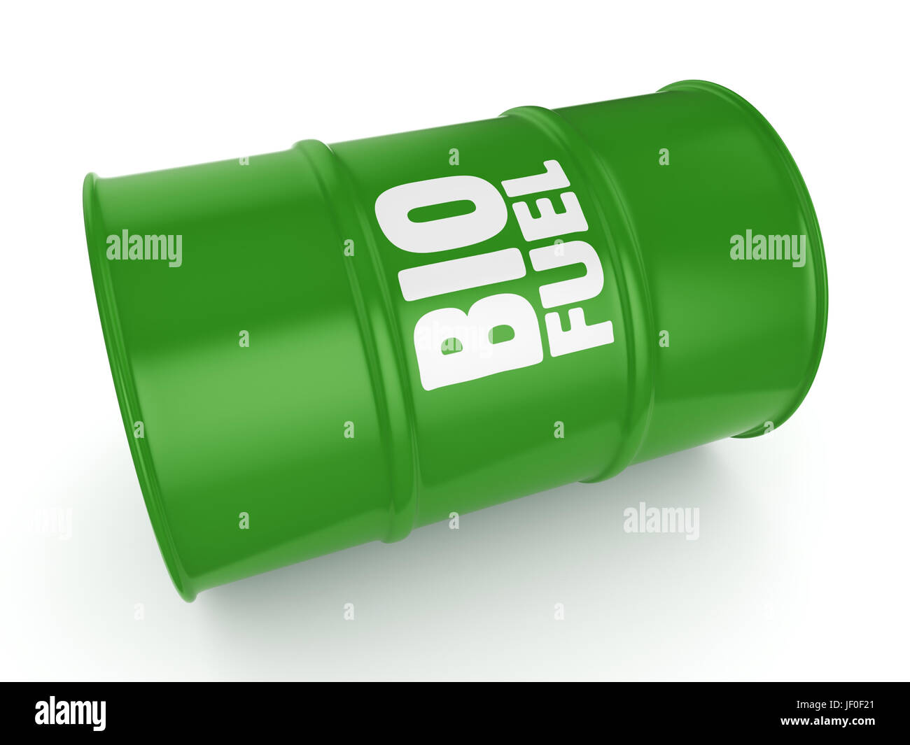 3D rendering barrel of biofuels Stock Photo - Alamy