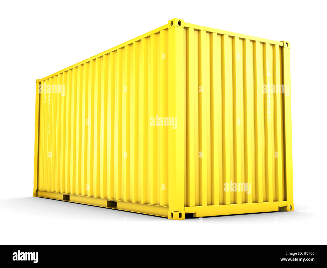 Isolated cargo container Stock Photo - Alamy