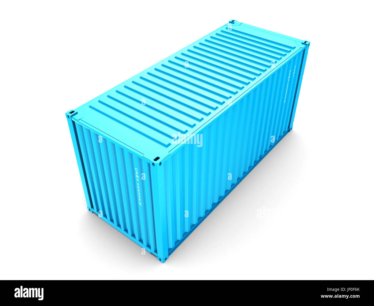 Isolated cargo container Stock Photo - Alamy