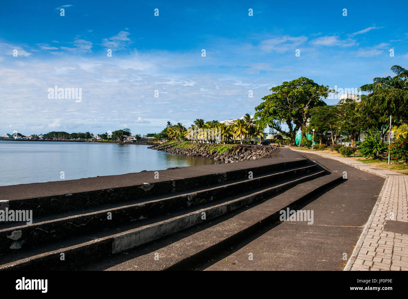 Bay of Apia, Upolo, Samoa, South Pacific Stock Photo - Alamy