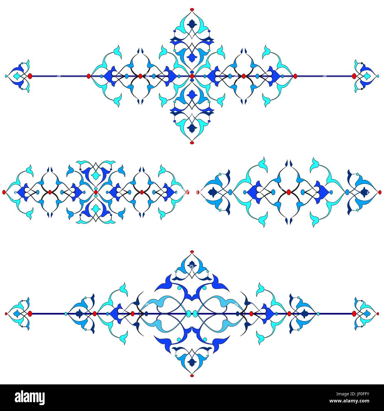 Deep flower border Stock Vector Images - Alamy