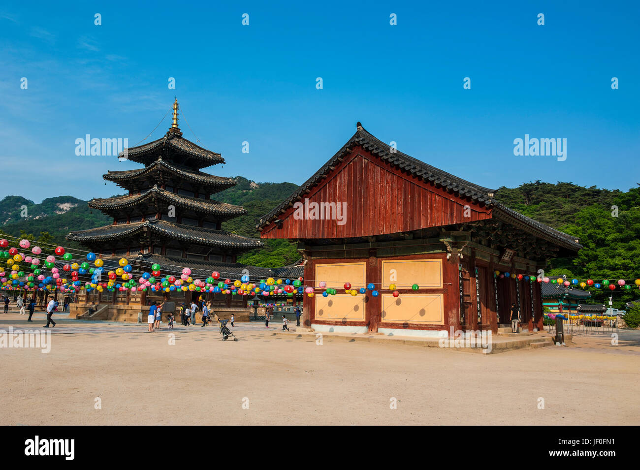 Beopjusa Temple Complex, South Korea Stock Photo - Alamy
