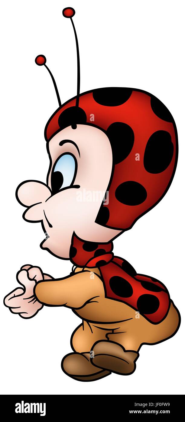Ladybug side view Stock Vector Images - Alamy