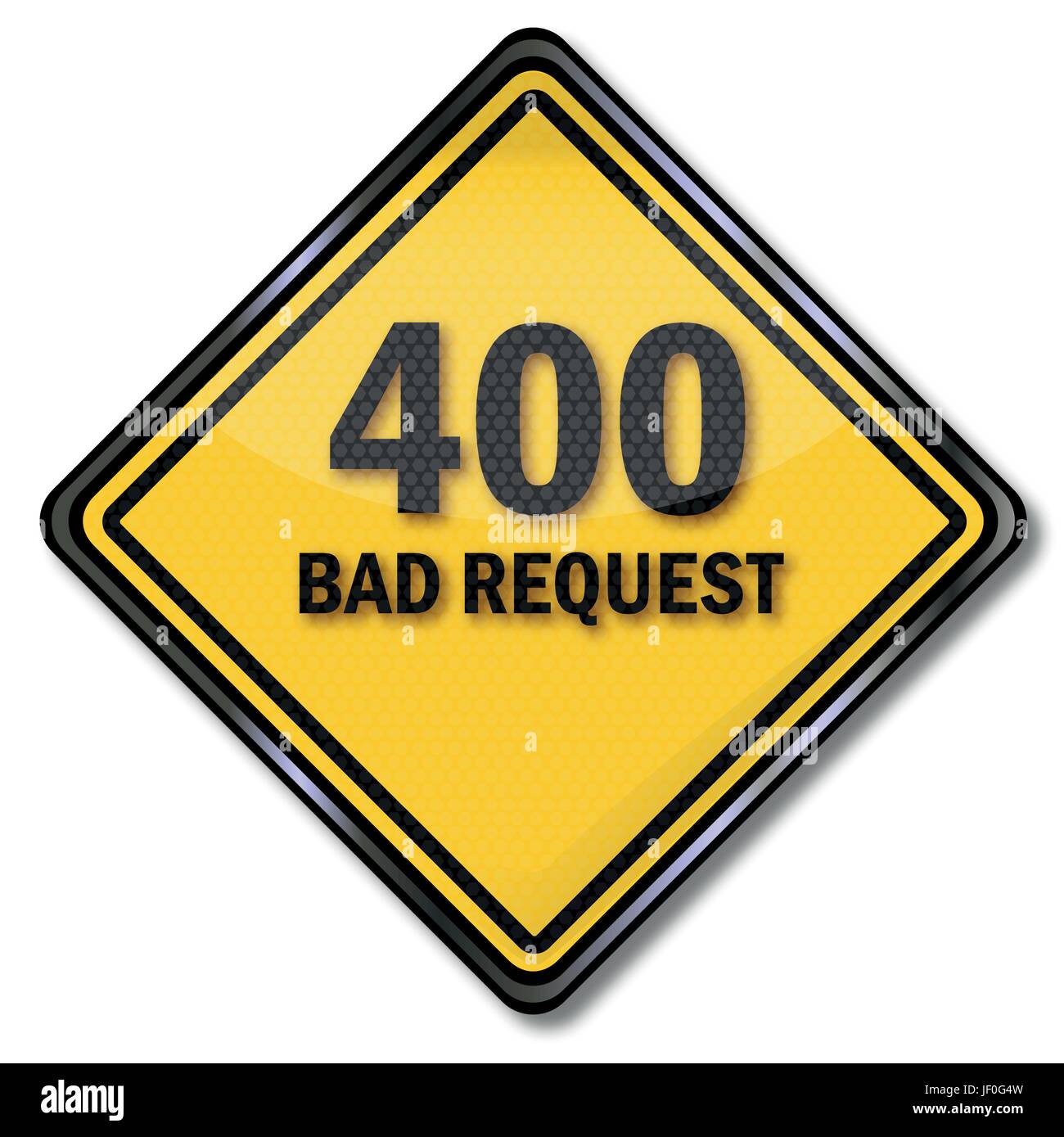 computer plate 400 bad request Stock Vector Image & Art - Alamy